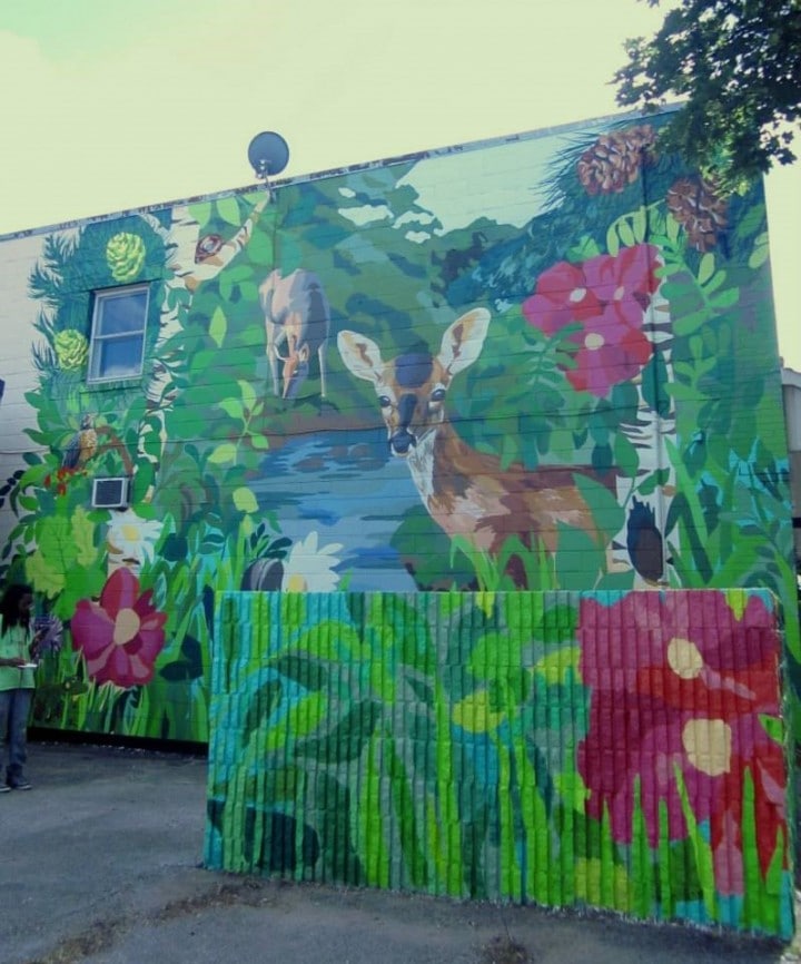 Meet Me at the Red Canoe by Marg Cresswell - Mural Routes