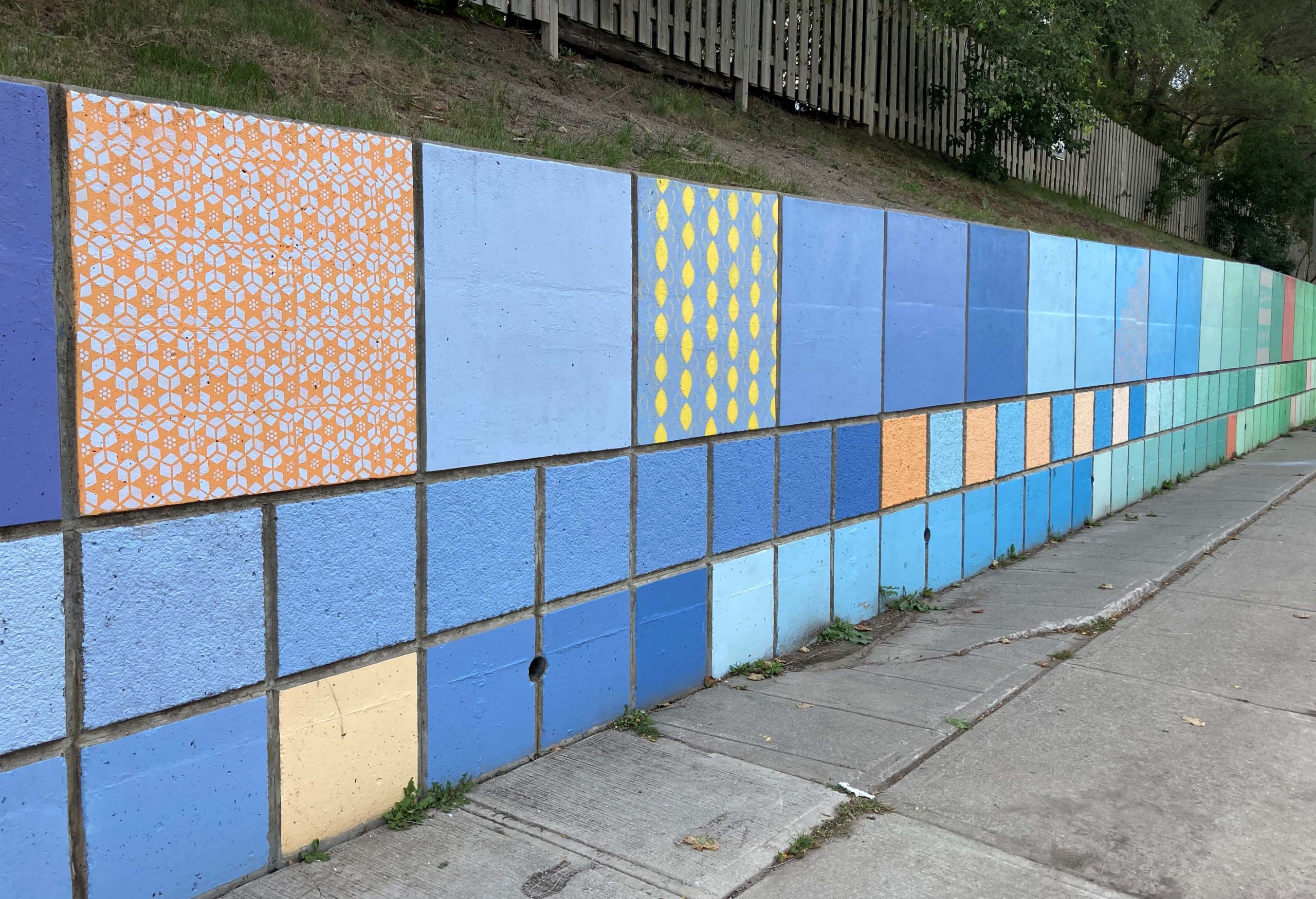 Mural Maintenance at the Connections Mural - Mural Routes